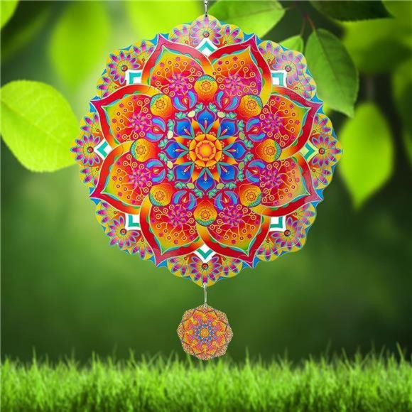 Accents | 12 Inch 3d Wind Sculpture Large Stainless Steel Wind Catchers ...